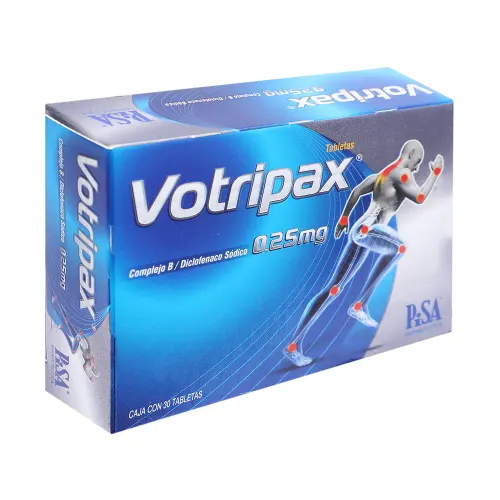 Compra Votripax 0.25/50/50/50 Mg Con 30 Tabletas | Buen Fin en Prixz