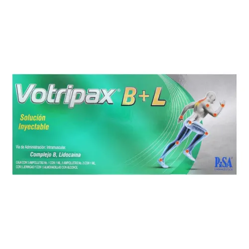 Votripax B+L Con 5 Ampolletas De 1 Ml Solución Inyectable Prixz ...