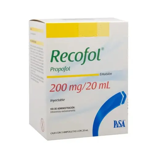 Recofol 200 Mg/20 Ml Con 5 Ampolletas Prixz Farmacia Online