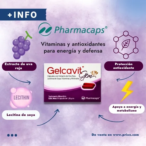 GELCAVIT GEM SUPLEMENTO ALIMENTICIO CON 30 CÁPSULAS – Suplem