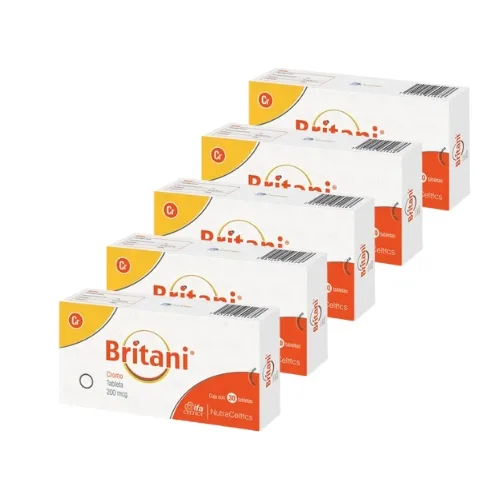 Britani 200 Mcg Con 30 Tabletas Pack 5x4 - Compra en Prixz
