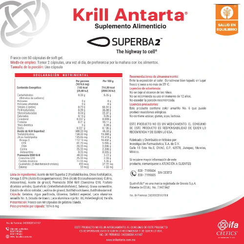 Krill Antarta Superba2 – Omega 3 y salud cardiovascular