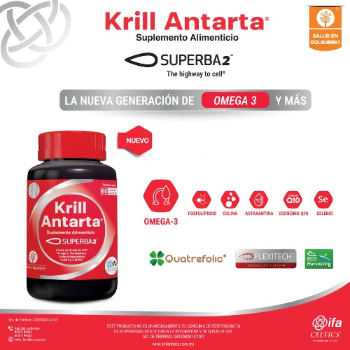 Krill Antarta Superba2 – Omega 3 y salud cardiovascular