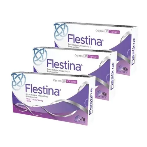 Compra Oferta Pack De 3 - Flestina C/30 Capsulas (Ruscus Hesperidina ...