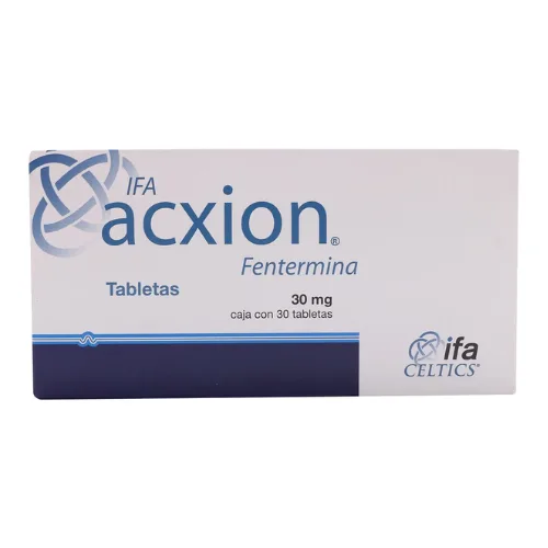 Acxion 30 mg 30 tabletas – Tratamiento de la obesidad