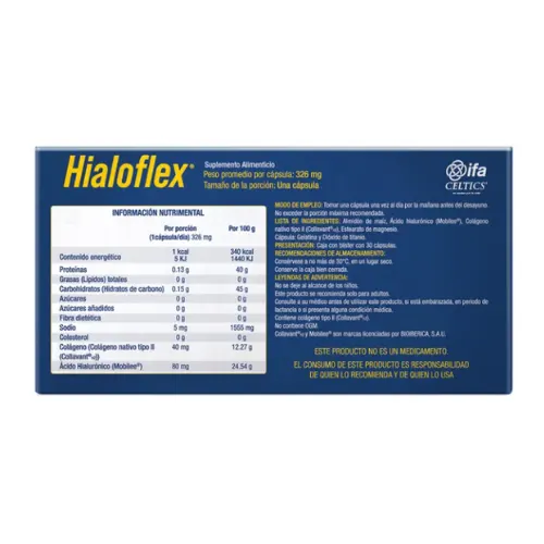 HIALOFLEX 30 cápsulas – Suplemento para bienestar general