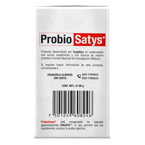 PROBIOSATYS SUPLEMENTO ALIMENTICIO CON 60 CÁPSULAS – Supleme