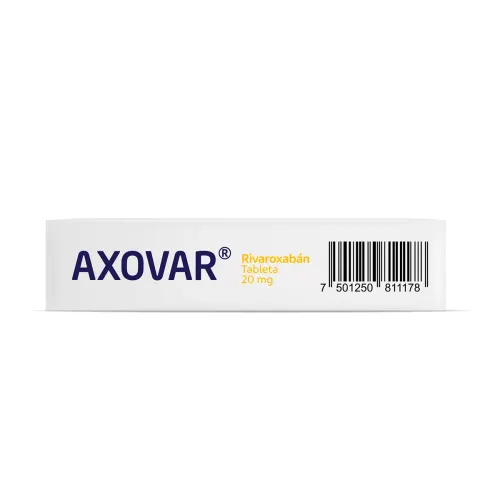 Axovar Rivaroxaban 20 Mg Caja Con 28 Tabletas Prixz Farmacia Online