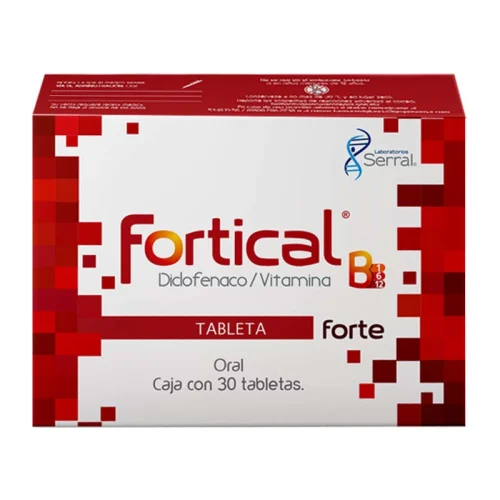 FORTICAL FORTE Tableta 50/50/50/1 MG – Alivio del dolor