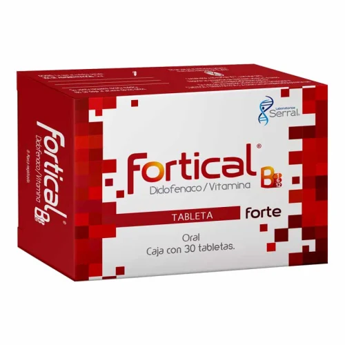 FORTICAL FORTE Tableta 50/50/50/1 MG – Alivio del dolor