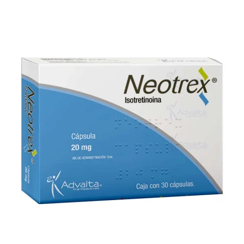 Neotrex 20 Mg Con 30 Cápsulas | Farmacia Online Prixz