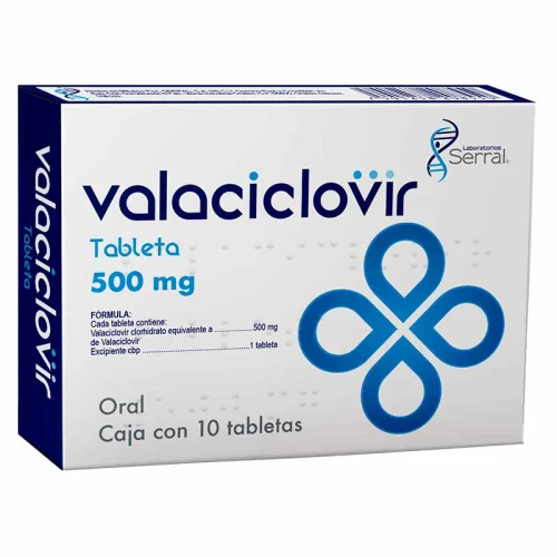 Valaciclovir 500 Mg Con 10 Tabletas Prixz Farmacia Online