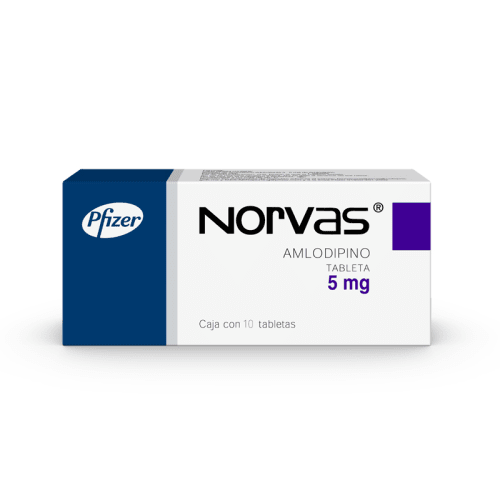 Compra Norvas 5 Mg Con 10 Tabletas en Oferta