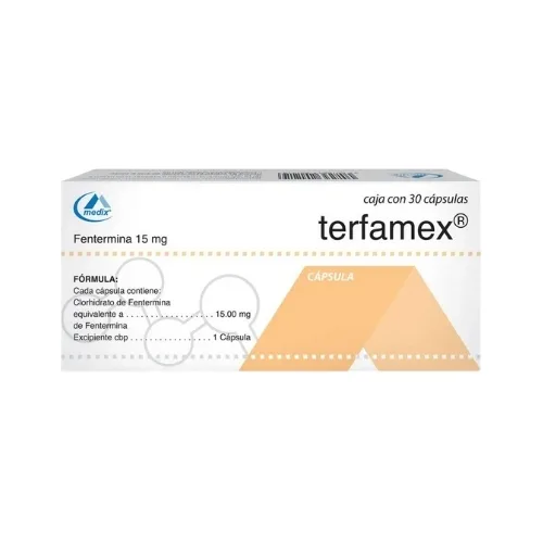 TERFAMEX Cápsula 15 MG – Tratamiento de la obesidad
