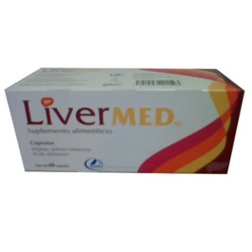 Livermed suplemento 60 cápsulas - Farmacia Prixz