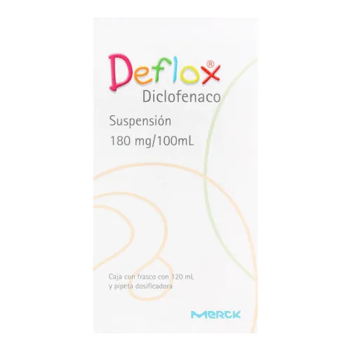 Deflox 180 Mg Con 120 Ml De Suspensión Prixz Farmacia Online