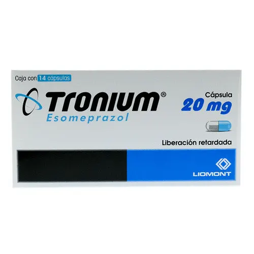 Esomeprazol Tronium 20mg C14 Cápsulas – Para gastritis