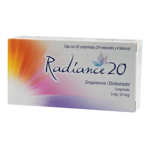 Radiance 20 3 mg/20 mcg – Comprimidos despigmentantes C28
