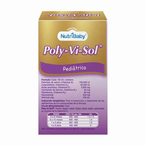 POLY-VI-SOL Pediátrico – Suplemento multivitamínico | Precio MX · Prixz