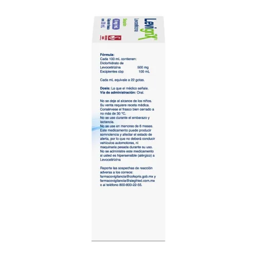 Levigrix 5 Mg Solución Con 20 Ml | Farmacia Online Prixz