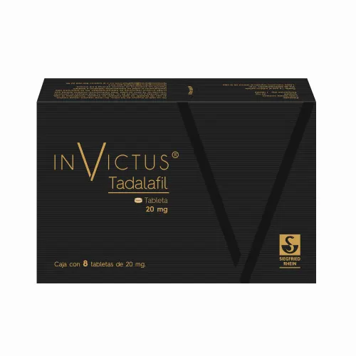 INVICTUS 20 MG TABLETA – Manejo disfunción eréctil | Precio MX · Prixz