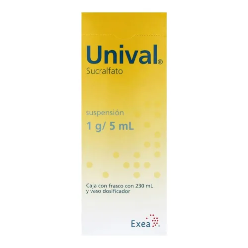 Unival 1 Gr Suspensión Oral 230 Ml | Farmacia Online Prixz