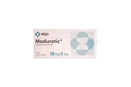 Comprar Moduretic amilorida 50 mg hidroclorotiazida 5mg con 30 tabletas ...
