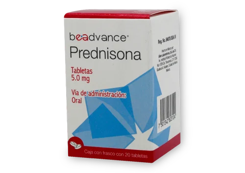 Prednisona 5 Mg Con 20 Tabletas - Farmacia a domicilio