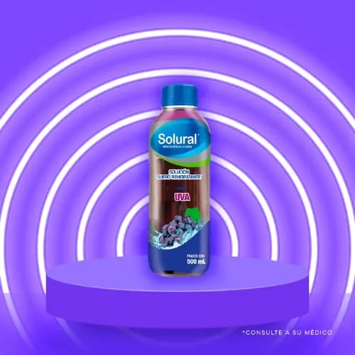 Solural Adulto Uva 500 ml - Prevención de deshidratación