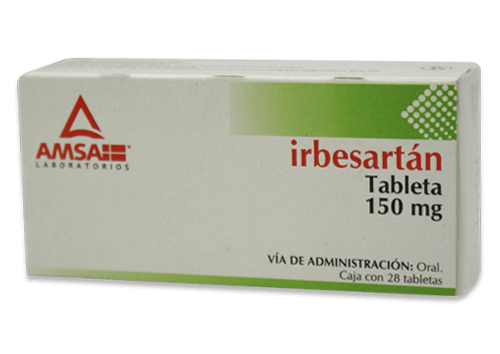 Comprar Irbesartán 150 Mg Con 28 Tabletas en Farmacia Prixz