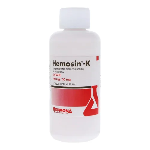 Hemosin-K 100/30 Mg Con 200 Ml De Jarabe Prixz Farmacia Online