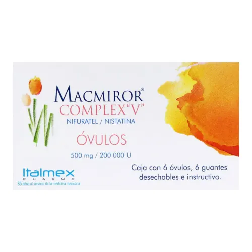 Compra Macmiror Complex V 500 Mg/200000 Ui Con 6 Óvulos | Buen Fin en Prixz
