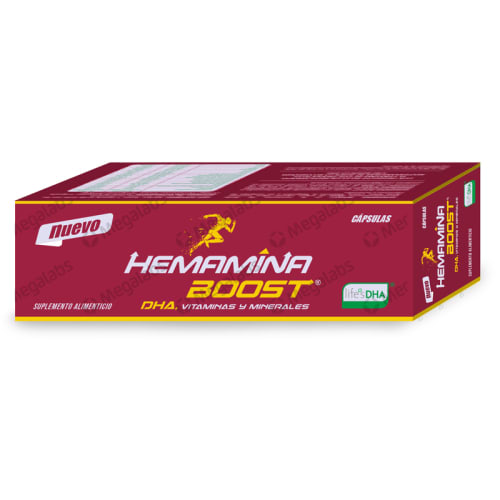 Hemamina Boost Suplemento Alimenticio con 30 Cápsulas | Farmacia Online ...
