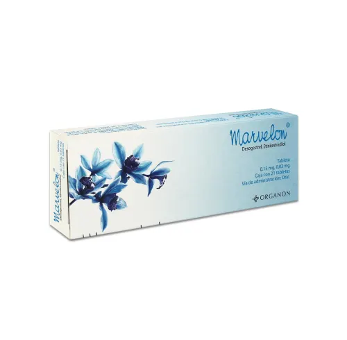 Marvelon 0.15/0.03 Mg Con 21 Tabletas | Farmacia Online Prixz