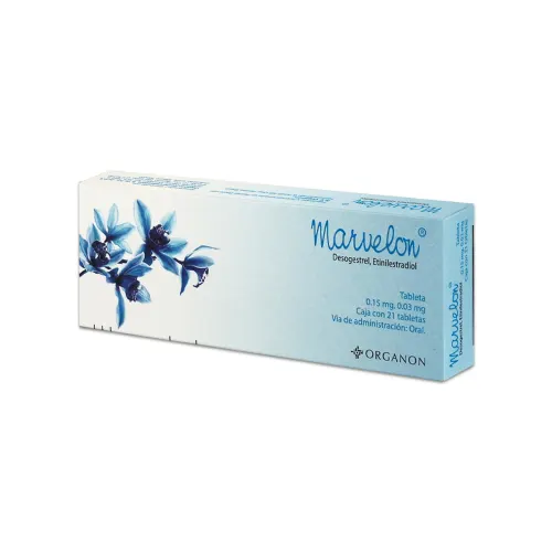 Marvelon 0.15/0.03 Mg Con 21 Tabletas | Farmacia Online Prixz
