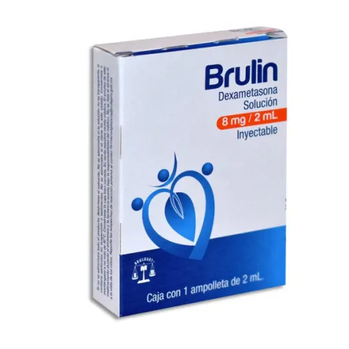 Brulin Dexametasona 8 Mg/2 Ml Con 1 Ampolleta | Farmacia Online Prixz