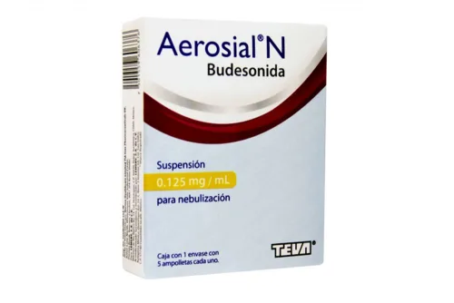 Aerosial budesonida 125 mg con 1 suspensión - Farmacia a domicilio