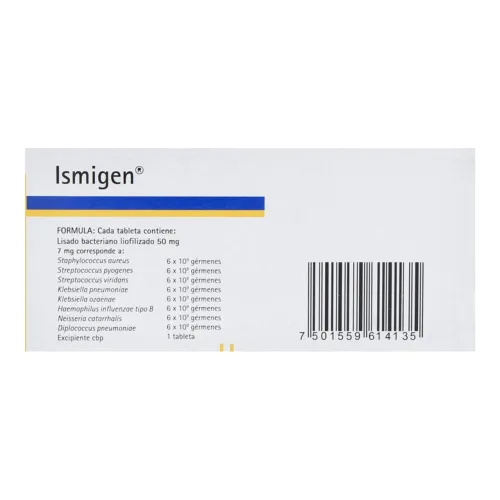 Ismigen 50 Mg Con 30 Tabletas | Farmacia Online Prixz