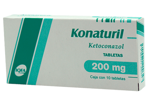 Konaturil ketoconazol 200 mg con 10 tabletas