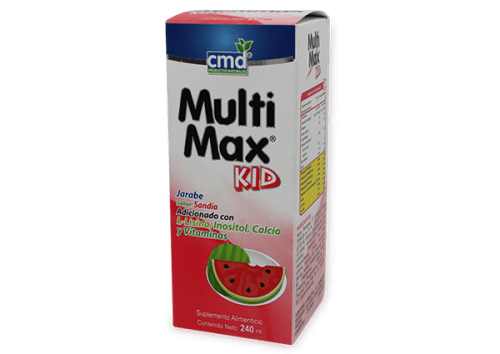 Multimax Kid Sandía Suplemento Alimenticio en Jarabe de 24 ml ...