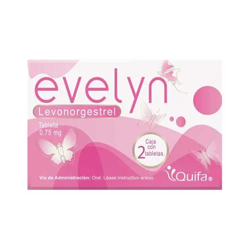 Levonorgestrel 0.75 Mg Con 2 Tabletas | Farmacia Online Prixz