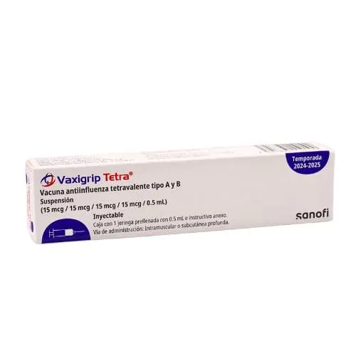 Compra Vaxigrip Tetra 0.5 Ml 1 Dosis Suspension Jeringa Prellenada | Prixz