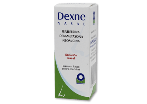 Dexne Solución Nasal 10 mL – Rinitis alérgica con infección