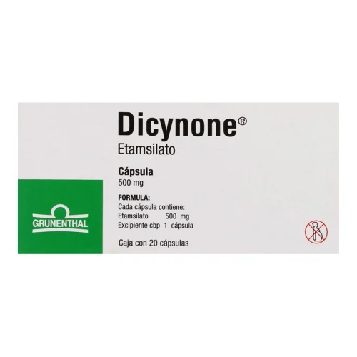 DICYNONE Cápsula 500 MG – Tratamiento Hemorragias