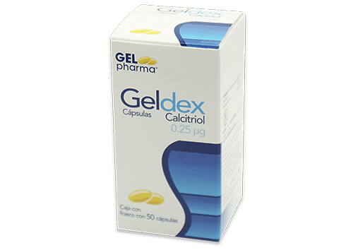 Geldex 0.25 Mcg Con 50 Cápsulas - Farmacia Prixz