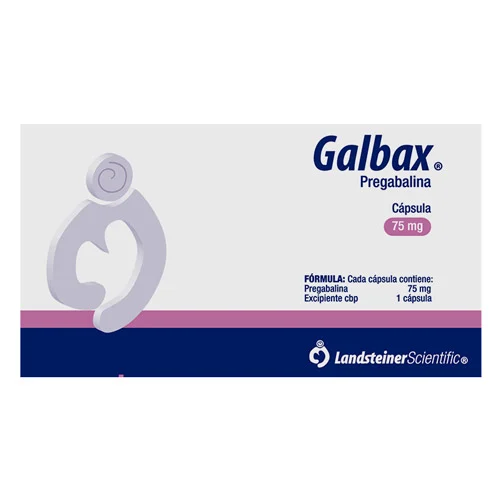 Galbax Pregabalina 75 Mg Con 28 Tabletas | Farmacia Online Prixz