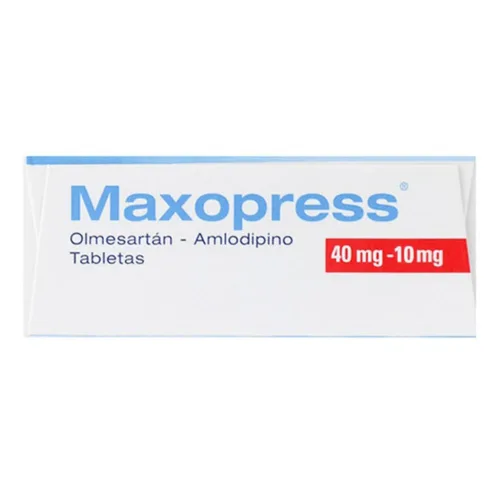 Maxopress Tabletas 40/10 mg – Para la hipertensión arterial