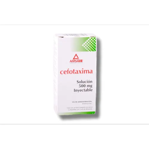 Cefotaxima 500 mg Ampolleta – Tratamiento antibiótico