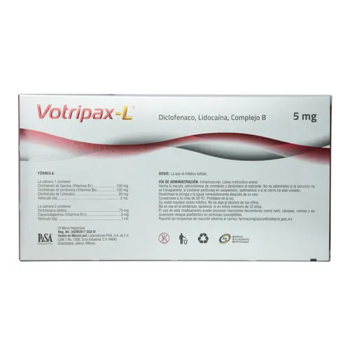 VOTRIPAX-L Solución Inyectable 5 MG – Analgésicos