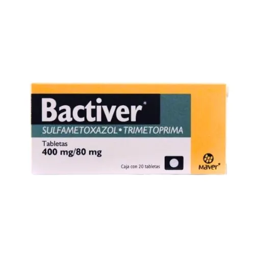 Bactiver (Sulfametoxazol/Trimetoprima) 400/80 mg C 20 Tabs